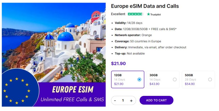 Europe SIM Card: Detailed Guides for Tourists 2025