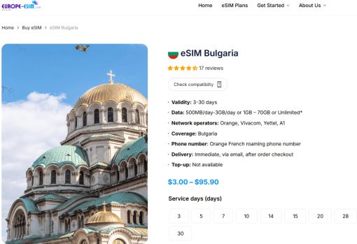 Vivacom Bulgaria SIM Card & eSIM: Detailed Guides for Tourists 2025