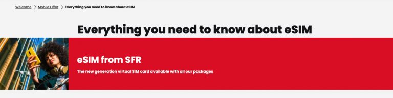 Comprehensive Guide to SFR SIM Card & eSIM for Travelers 2024